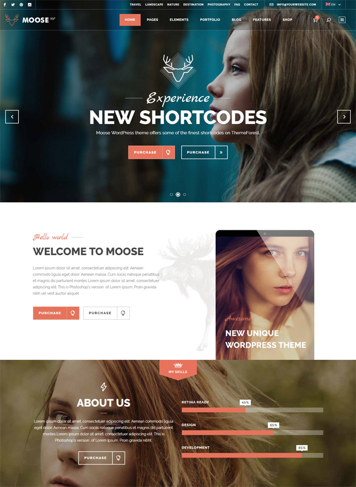 10 + Splendid Premium Creative WordPress Themes - Wedesignthemes Blog